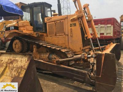 Cina Dimensione pesante dell'attrezzatura 5817mm*2869mm*3573mm di colore del bulldozer giallo del gatto D7R in vendita