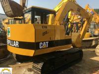 China Second Hand E200b E120b E70b Cat Excavator , Old Cat Excavator Yellow Color for sale