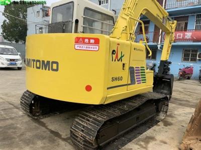 China 6 Ton Operate Weight Used Excavator Machine 400mm Shoe Size 0.3m³ Bucket Size for sale