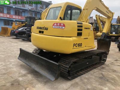 Cina pista di 450mm 2010 escavatore dell'escavatore a cucchiaia rovescia di KOMATSU PC60 di anno in vendita