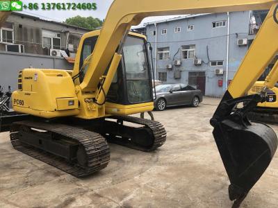 Cina pista di 450mm 2010 escavatore dell'escavatore a cucchiaia rovescia di KOMATSU PC60 di anno in vendita