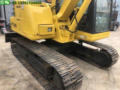 Cina pista di 450mm 2010 escavatore dell'escavatore a cucchiaia rovescia di KOMATSU PC60 di anno in vendita