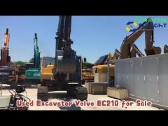 Gebrauchtes Baggerlieferant Volvo EC210B Hydraulisches Eimerbagger für die Bergbauindustrie