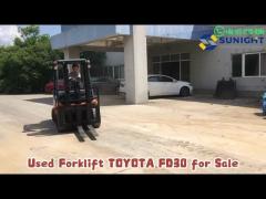 Αρχική Ιαπωνία μεταχειρισμένο ντίζελ Toyota Fd30 σε καλή κατάσταση