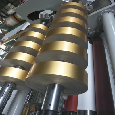 China 82mm colored cigarette packet wrapping aluminum foil laminated gold foil paper for sale