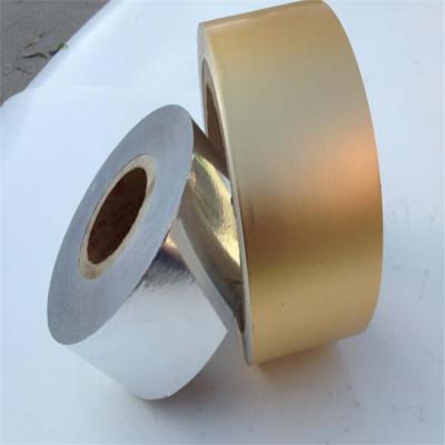 China Best price 82mm embossed logo printed gold silver cigarette foil paper for sale