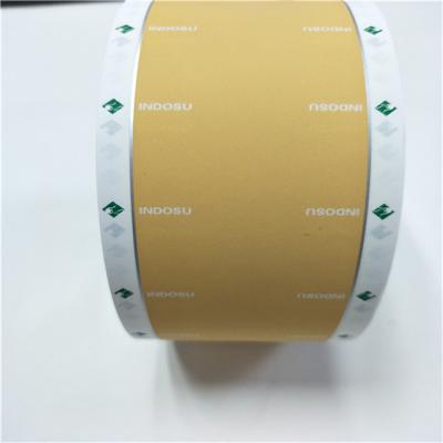 China High quality and best price 35gsm gold line yellow cork cigarette tipping paper with custom logo for sale
