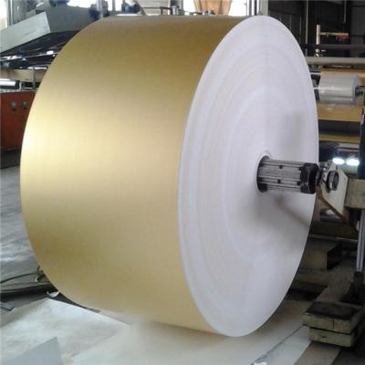 China cigarette box inner liner laminated gold aluminum foil wrapping paper for sale