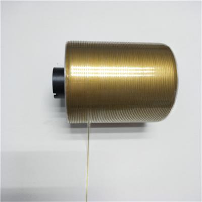 China 2mm BOPP PET Pakistan market hot sale gold line strip self adhesive tear tape for sale