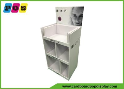 Cina Banchi di mostra del cartone dello scaffale del pavimento di vendita per la promozione dei prodotti di cura personale in vendita