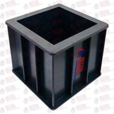 China Plastic Kubusvorm 100 Mm Concreet het Testen Materiaal for sale