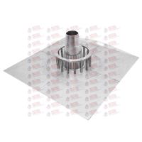 China J-Ring Confined Flowability Concrete Testing Equipment for sale