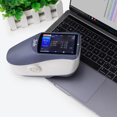 China Lacquer paint spectrophotometer D/8 structure YS3010 with 8mm measurement aperture compare to CM2300D spectrophotometer for sale