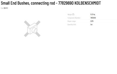 China 77829690 Kleine Endbusche für Metallverbindungsstangen in Metallbaustoffgeschäften zu verkaufen