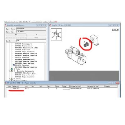 China Conector plug-in 04214277 4214277 0421 4277 para deutz BFM1013 BFM2012 TCD2015 FL2011 D2011 D914 Garantida a compatibilidade com o motor à venda