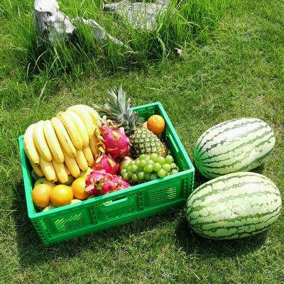 China 40L 32 Litre Plastic Folding Storage Crates Plastic Boxes for sale