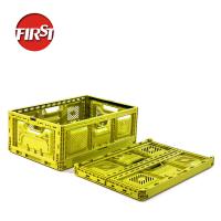 China Foldable Stackable Storage Bins Collapsible Moving Crate 600x400x52mm 40L for sale