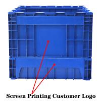 China Foldable Industrial Packaging Durable and Stackable Plastic Crate for Space-Saving for sale