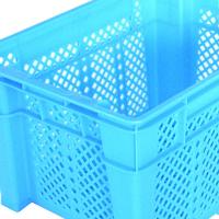 China Mesh Style Multifunction Plastic Crate for Agricultural Industrial Storage Boxes for sale
