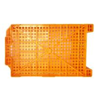 China 550*335*325mm Internal Size Custom Logo Colorful Vented Stackable Plastic Crates for sale