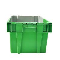 China 45L Volume Customizable Color Plastic Crates for Easy Warehouse Storage Solutions for sale