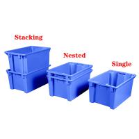 China Space-Saving Plastic Storage Box for Heavy Duty Logistics Packaging and Delivery for sale