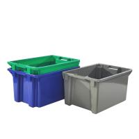 China Space-Saving Plastic Storage Box for Heavy Duty Logistics Packaging and Delivery for sale