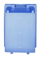 China Warehouse Storage Plastic Turnover Crate with Silk Printing Logo and Stackable Design for sale
