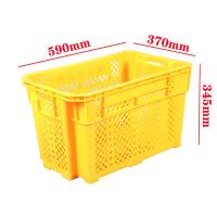 China Farm Stackable Turnover Crates Logistic Crates Box Mesh Fruit Plastic Storage Basket for sale