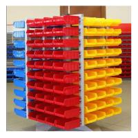 China Warehouse Plastic Containers Plastic Stacking Storage Bins For Hanging for sale