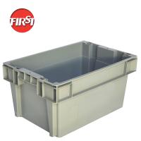 China 600*400*300mm Logistic Moving Plastic Container for Industrial Storage Boxes Reusable for sale