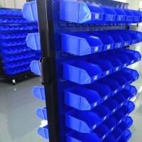 China Plastic Shelf Bins Tool Crate Stackable Plastic BoxWarehouse For Screws Stackable for sale