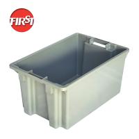 China Silk Printing Logo Turnover Crates Customized Solution for Industrial Logistics Storage for sale