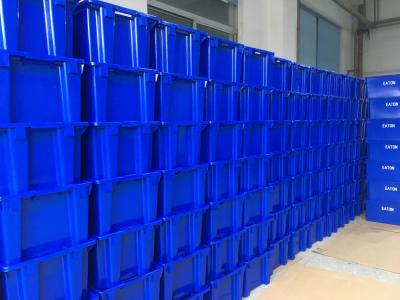 China Gray FIRST Stackable Plastic Turnover Crate for Space-Saving File Transportation for sale