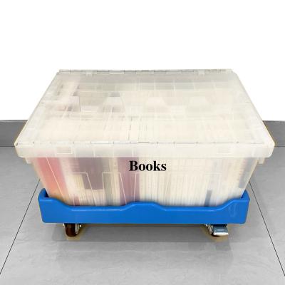 China Logistic Storage Plastic Box with Lid Efficiently Store Your Books and Documents for sale