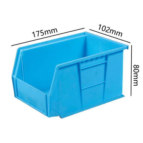 Quality 11 Inch 13 Inch Industrial Stackable Plastic Storage Bins Boxes for sale