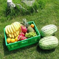 China Stackable Plastic Storage Basket Functional Vegetable Turnover Basket 600x400x220mm for sale