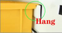 China Stackable Plastic Shelf Bins For Warehouse Inventory & Garage Organization for sale