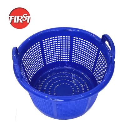 China 42cmx23cm stapelbare plastic vat voor mesh opslag fruit groenten krat for sale