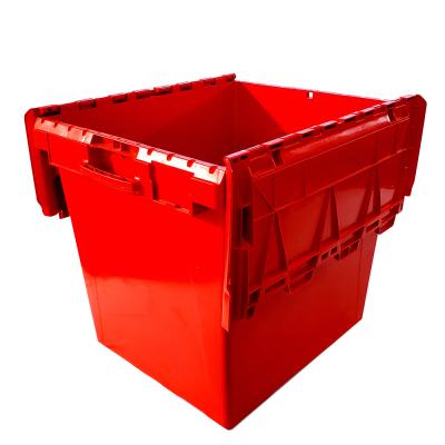 China Recyclable Heavy Duty Container Storage Tote Box Bin for Large Moving Plastic Crate for sale