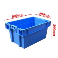 China Stackable Plastic Turnover Crate FIRST PP Food Storage Box 575x360x290mm for sale