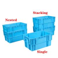China PP Plastic Food Storage Box Turnover Crate HDPE Container Moving Boxes for sale