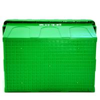China Logistic Transport Nesting Plastic Moving Box with Attached Lid and Solid Box Style for sale