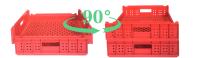 China Plastic Bread Crate Supplier Stackable & Ventilated Bakery Crates for sale