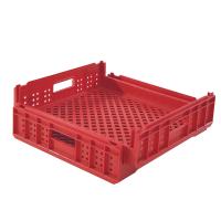 China Injection Plastic Moving Folding Box Containers Convenient Storage Bulk for sale