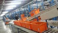 China Square Rectangular Industrial Stacking Nesting Plastic Storage Crate for sale