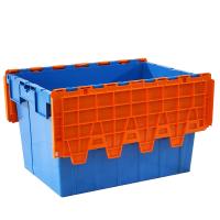 China Stack Nest Turnover Attached Lid Container The Perfect Solution for Warehouse Storage for sale