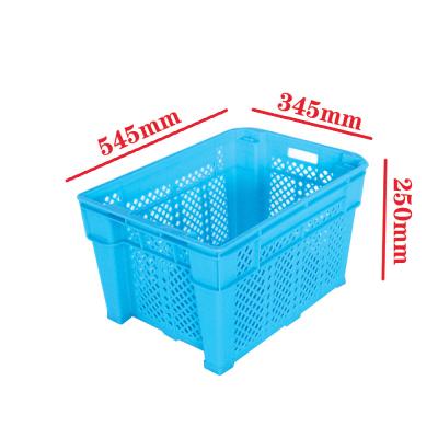 China Nestable Plastic Crate For Fruits Vegetables And Aquatic Products for sale