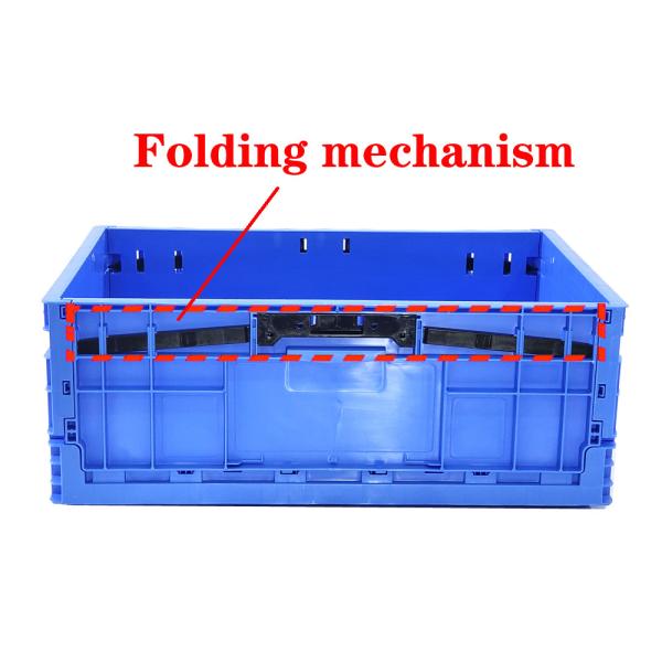 Quality Milk Foldable Vegetable Crates PP Plastic Transport Euro Box Containers Parts for sale