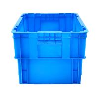 China Stackable Plastic Moving Box Crate Industrial Plastic Produce Crates 595x395x300mm for sale